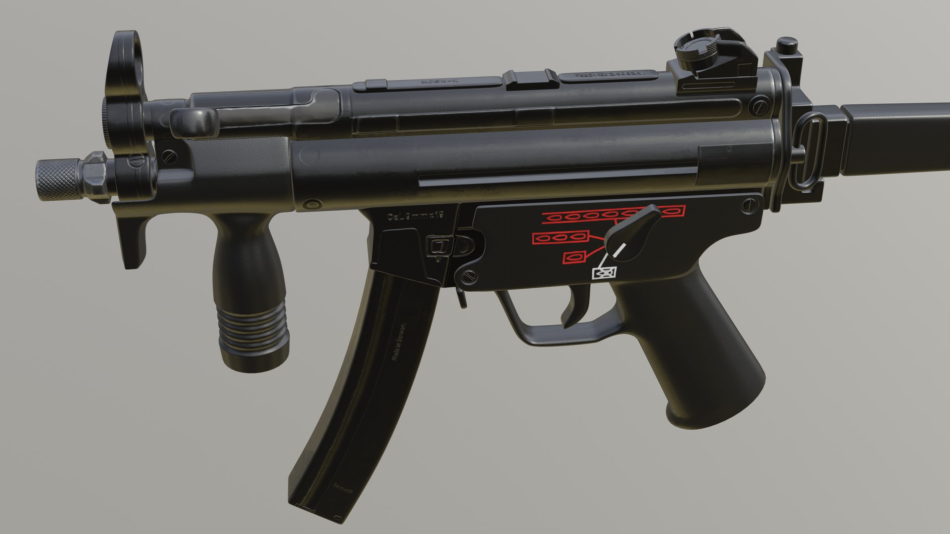 3D Heckler Koch Mp5 Guns Model - TurboSquid 1616449