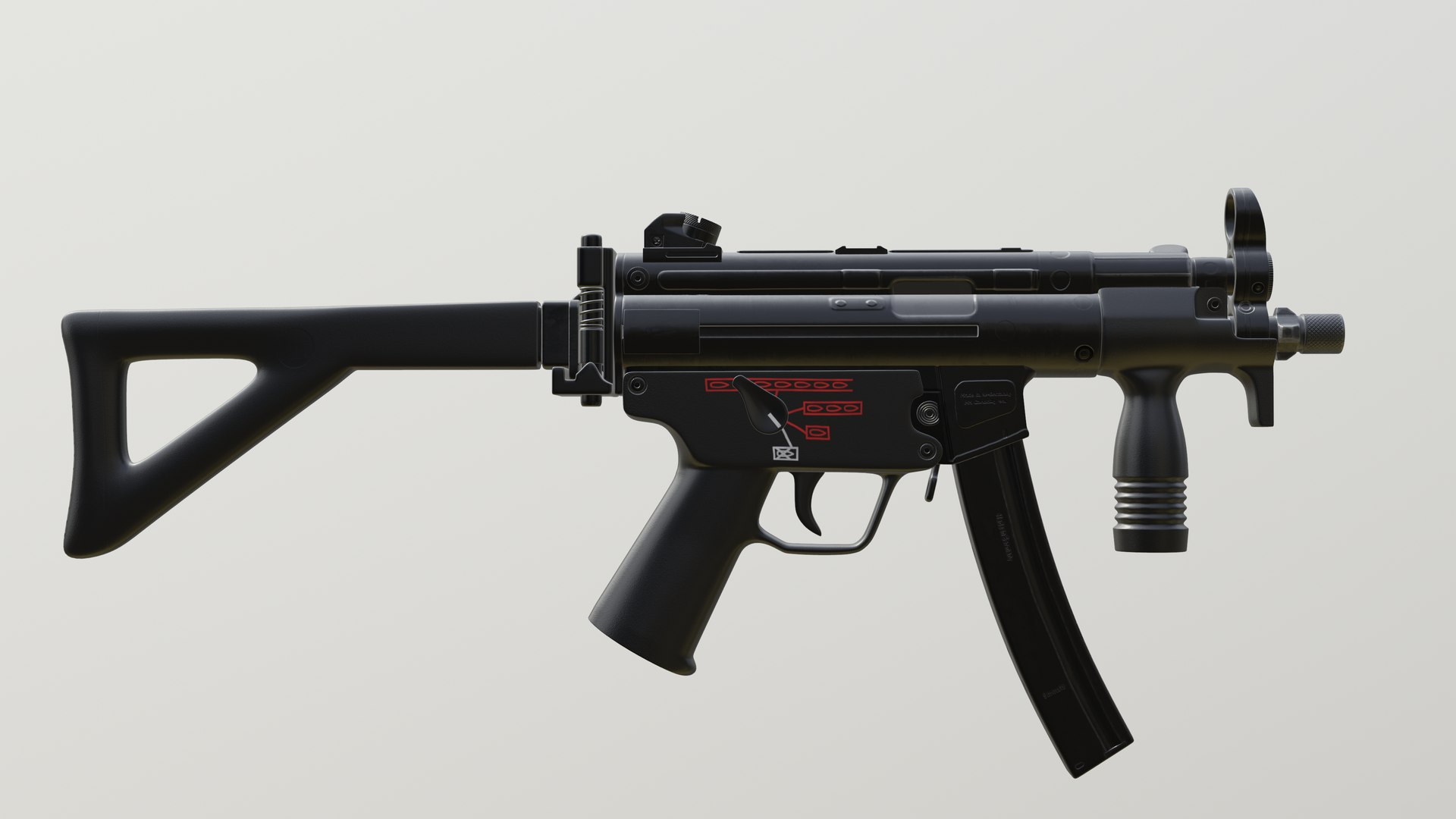 3D Heckler Koch Mp5 Guns Model - TurboSquid 1616449