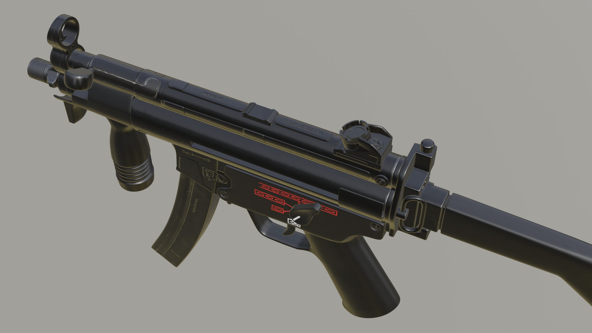 3D Heckler Koch Mp5 Guns Model - TurboSquid 1616449