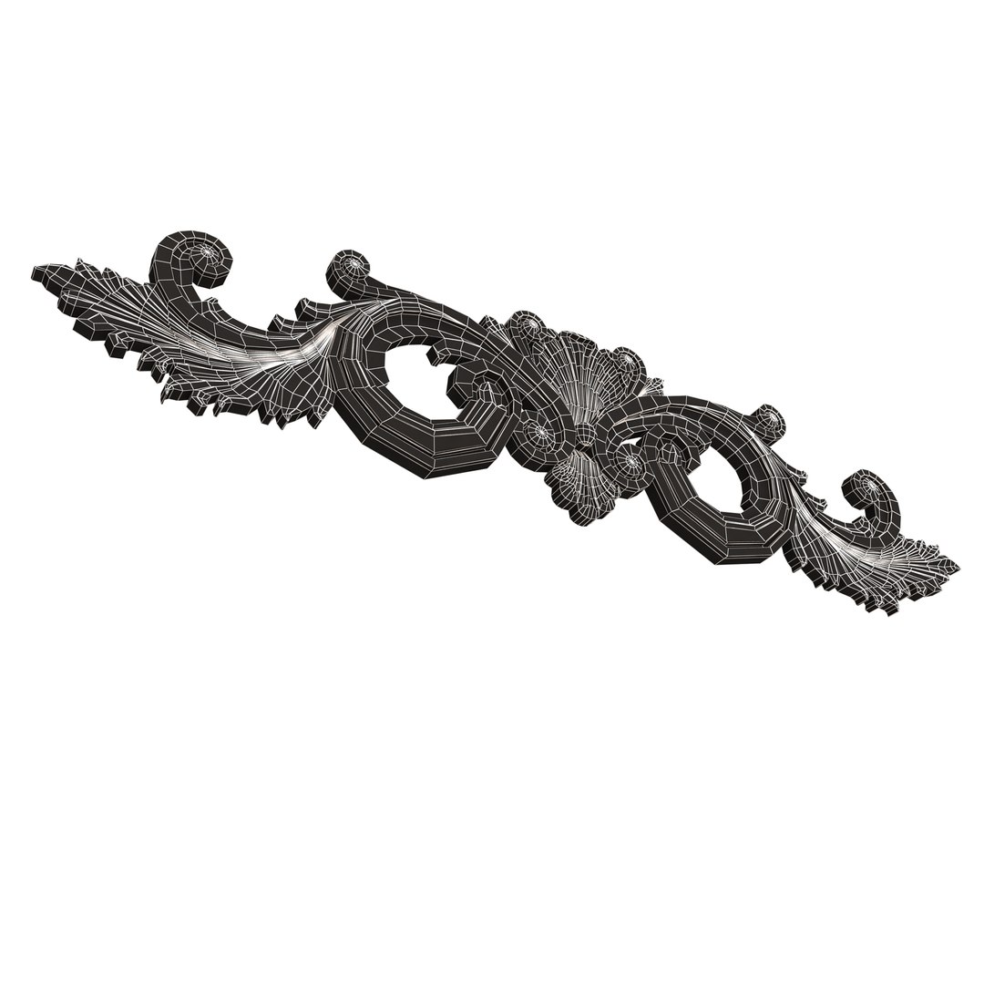 Carved Plaster Molding Decoration 043 3D - TurboSquid 2157771