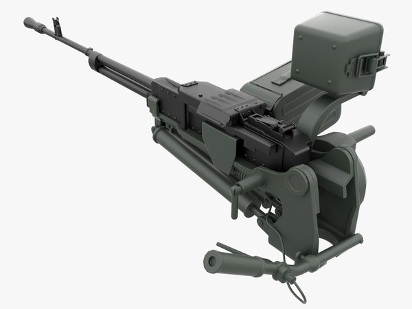heavy machine gun nsv 3d max