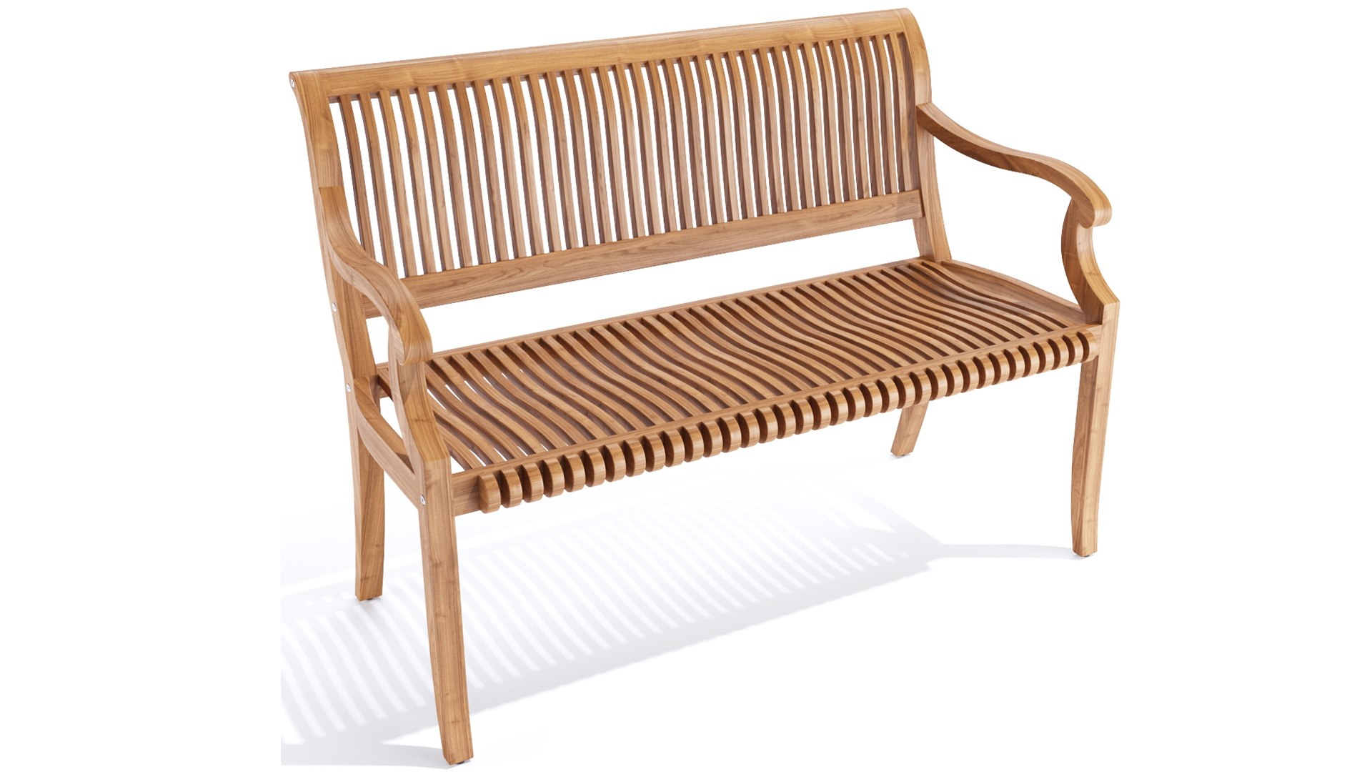 Palm Bench 3D Model - TurboSquid 2336596