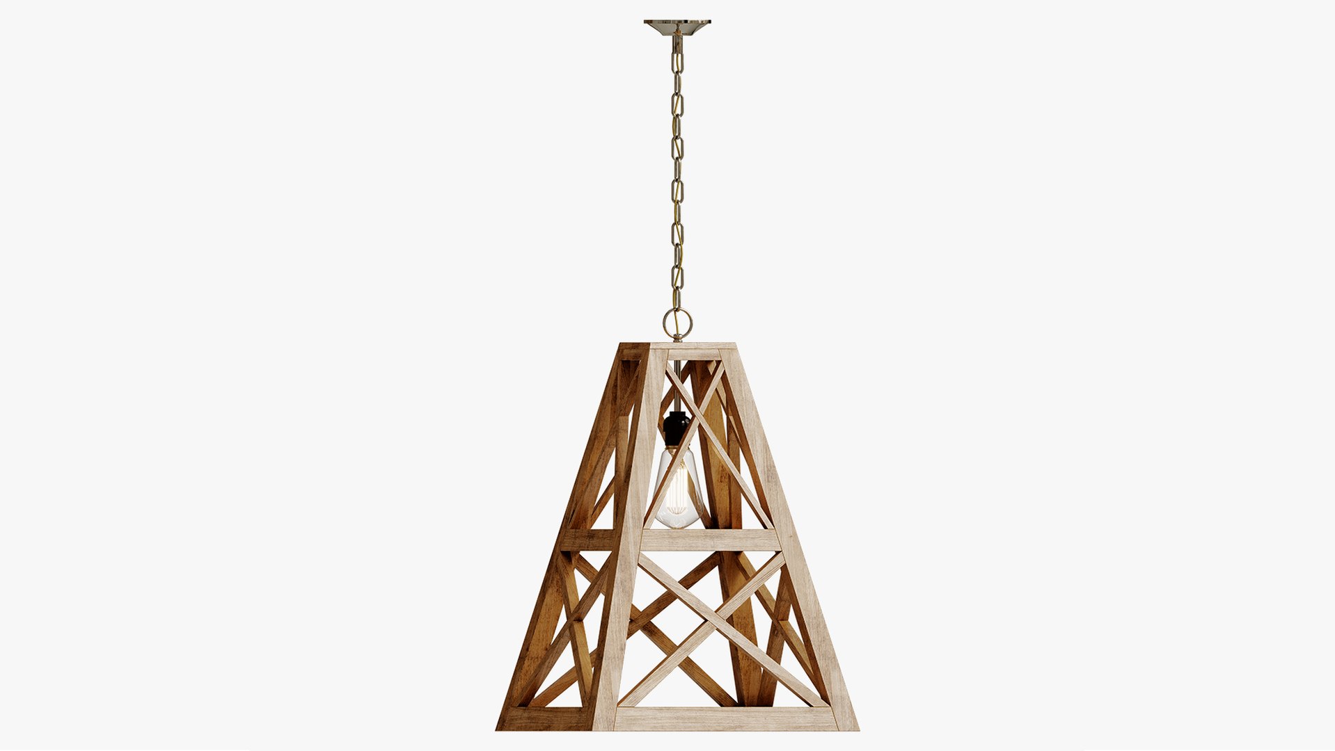 Derby Wood Pendant 3D - TurboSquid 1989845