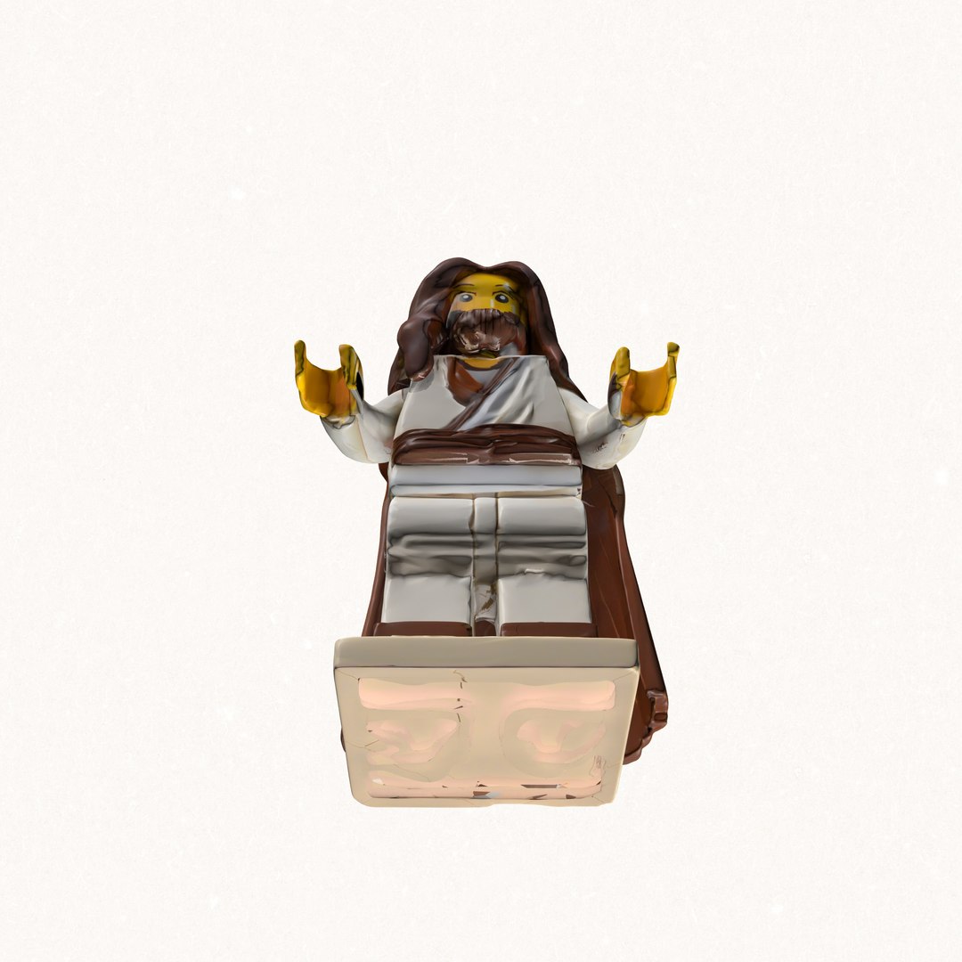 3D Lego Jesus - TurboSquid 2400218