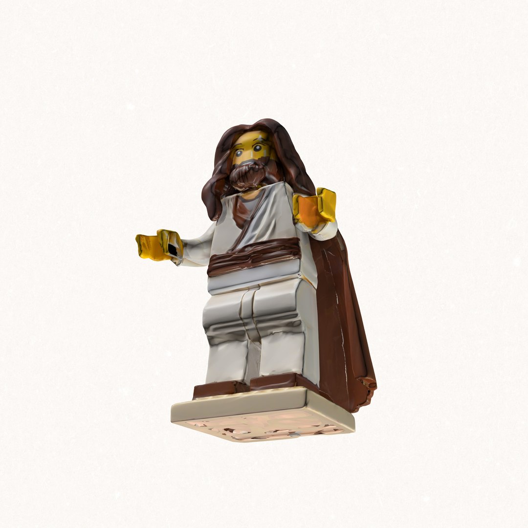 3D Lego Jesus - TurboSquid 2400218