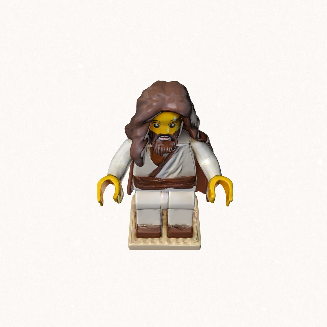 3D Lego Jesus - TurboSquid 2400218