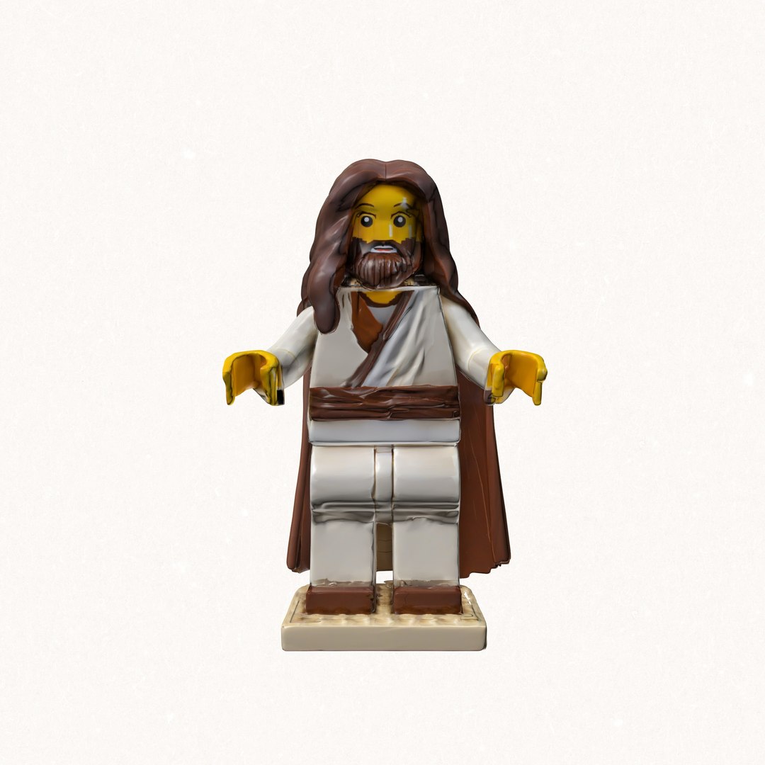 3D Lego Jesus - TurboSquid 2400218