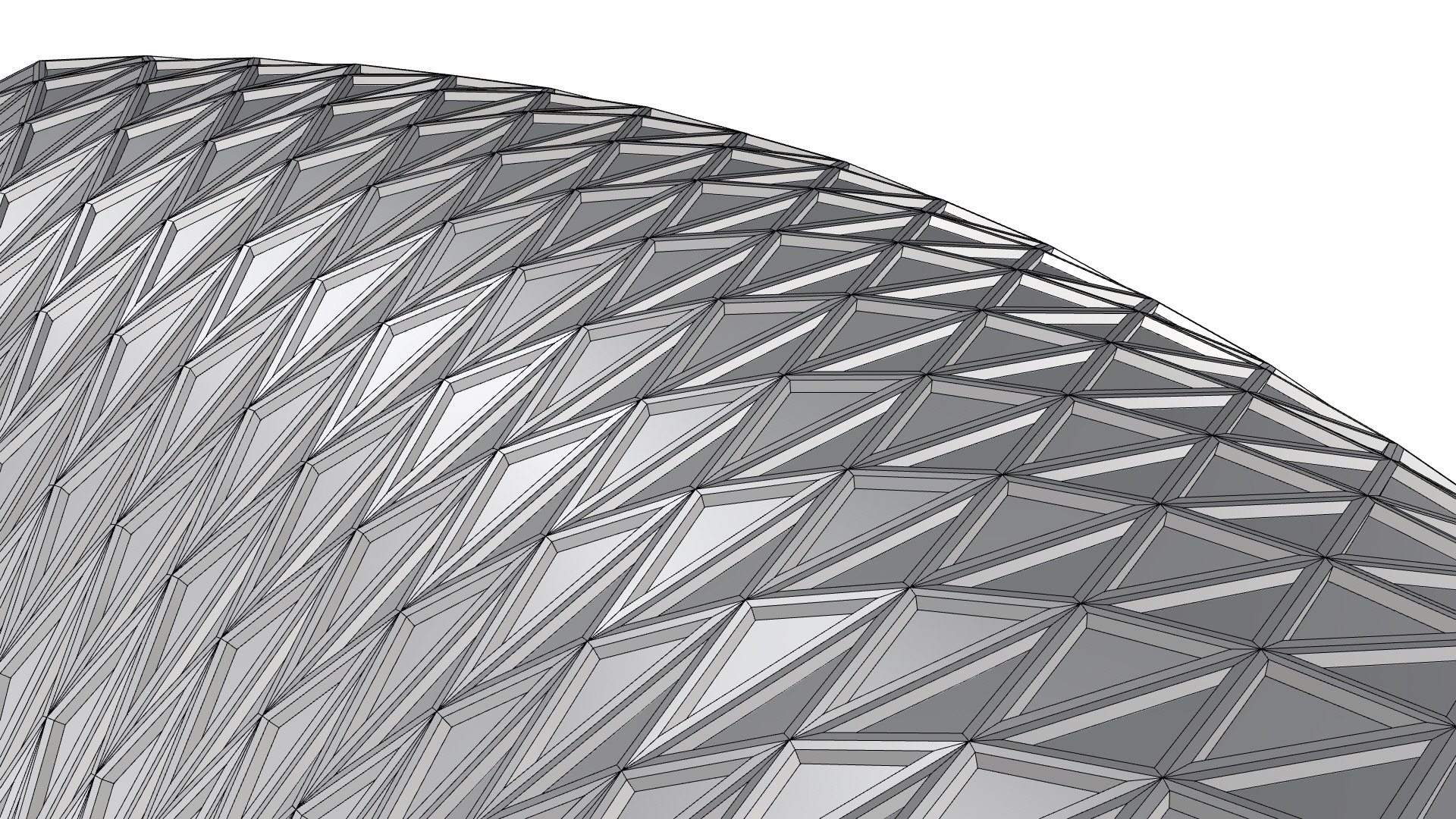 Triangulated U-Shape Tunnel 3D - TurboSquid 2188312