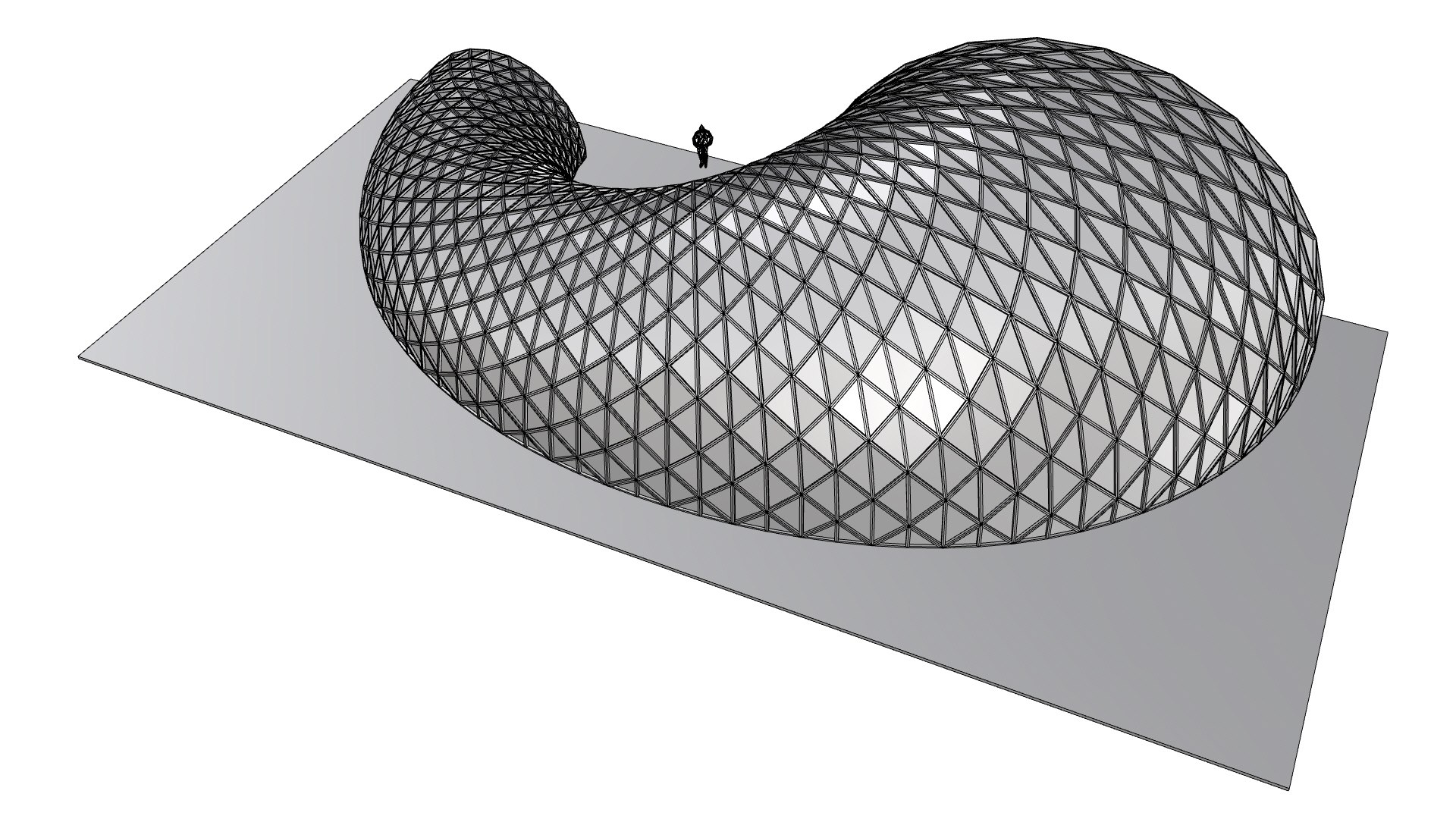 Triangulated U-Shape Tunnel 3D - TurboSquid 2188312