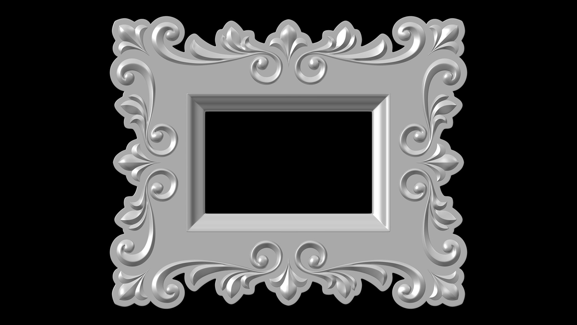 Artistic Picture Frame 3D model - TurboSquid 1729238
