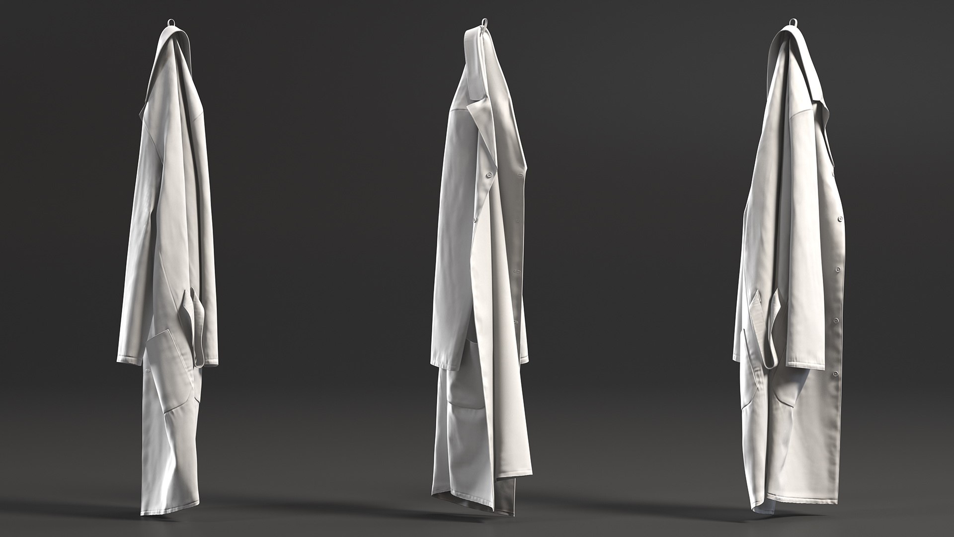 3D model Hanging Lab Coat - TurboSquid 1988291