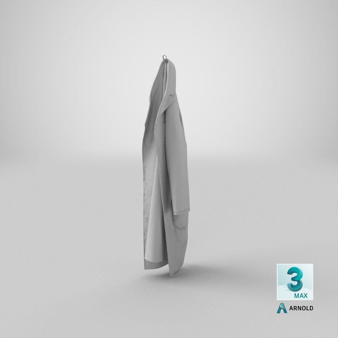 3D model Hanging Lab Coat - TurboSquid 1988291