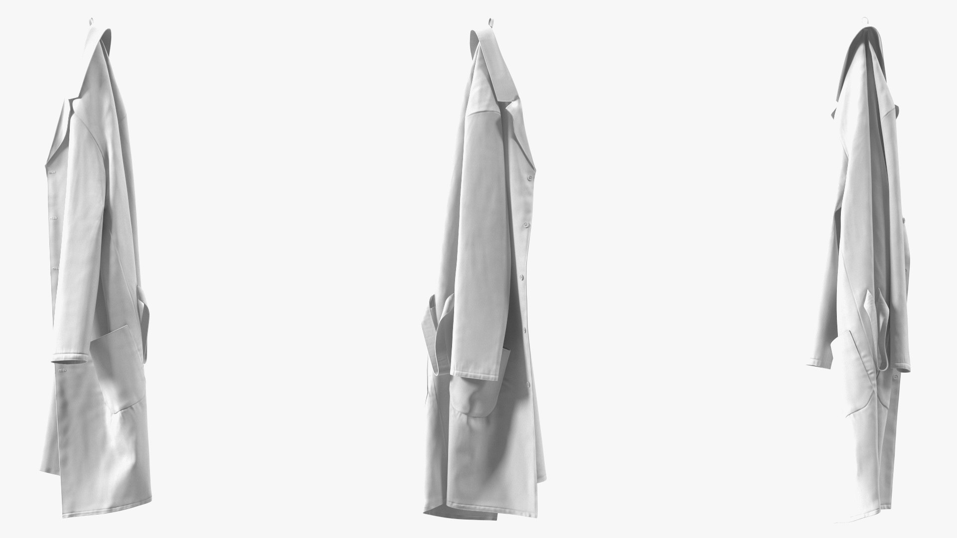 3D model Hanging Lab Coat - TurboSquid 1988291