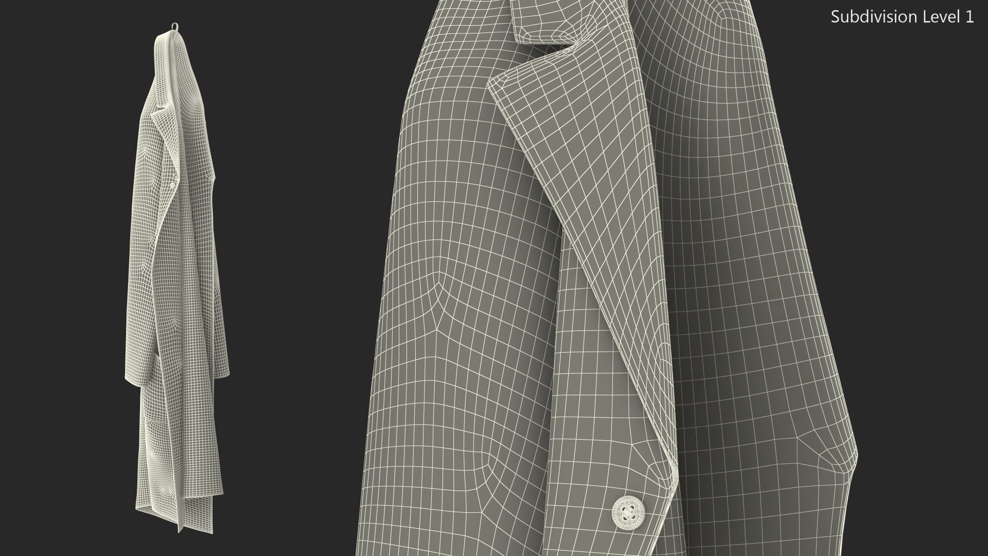 3D model Hanging Lab Coat - TurboSquid 1988291