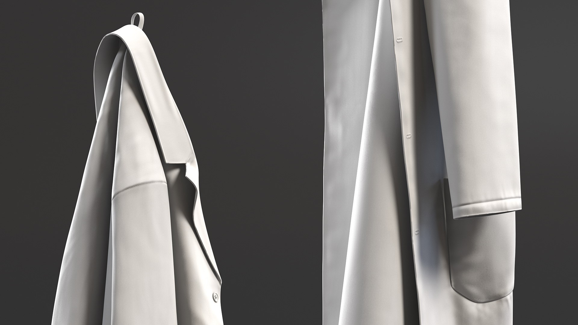 3D model Hanging Lab Coat - TurboSquid 1988291