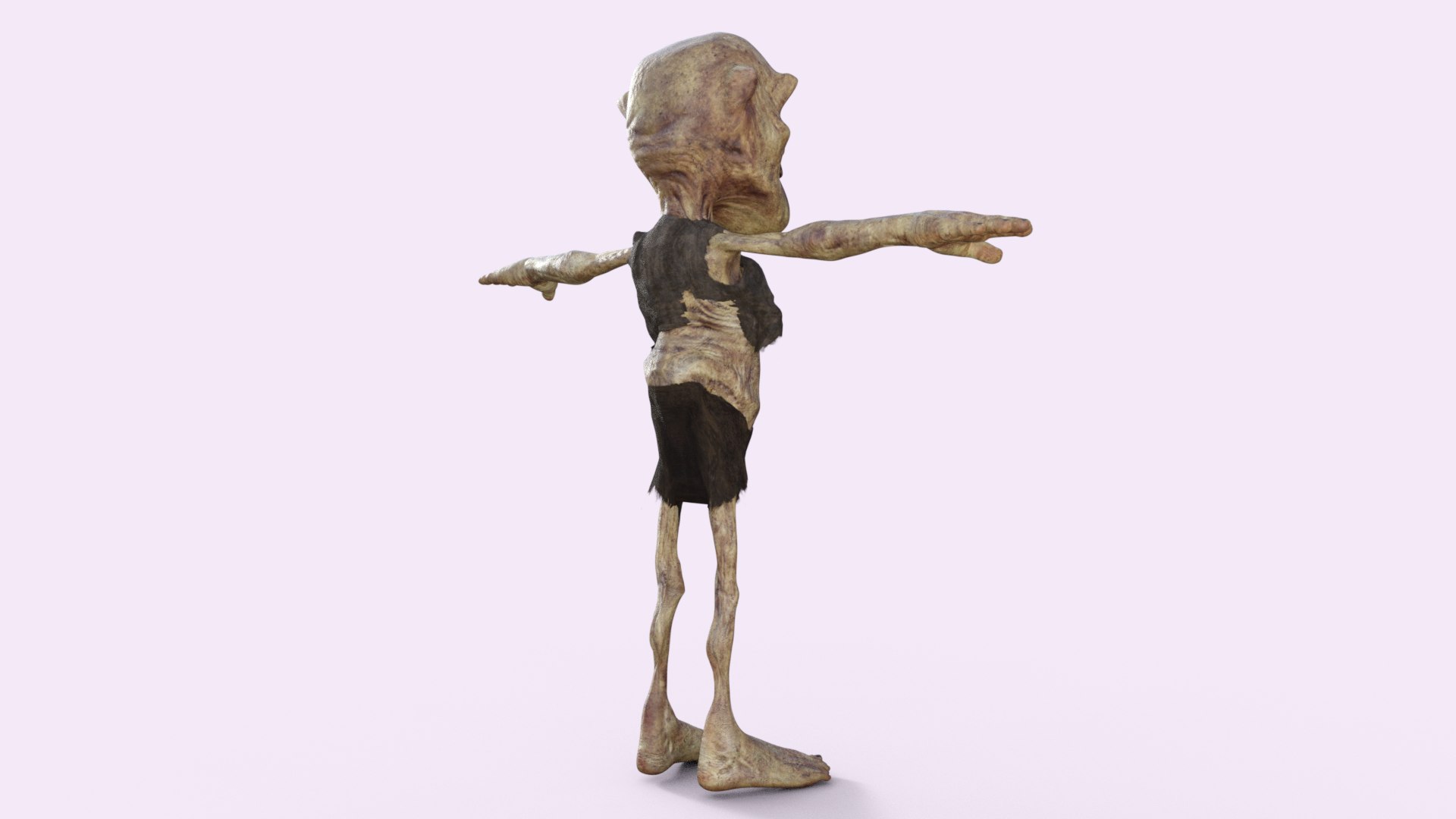 Scary Zombie Rigged 3D Model - TurboSquid 2205753