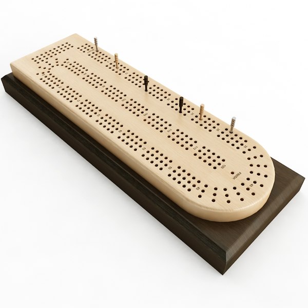 3D model cribbage card board - TurboSquid 1299071