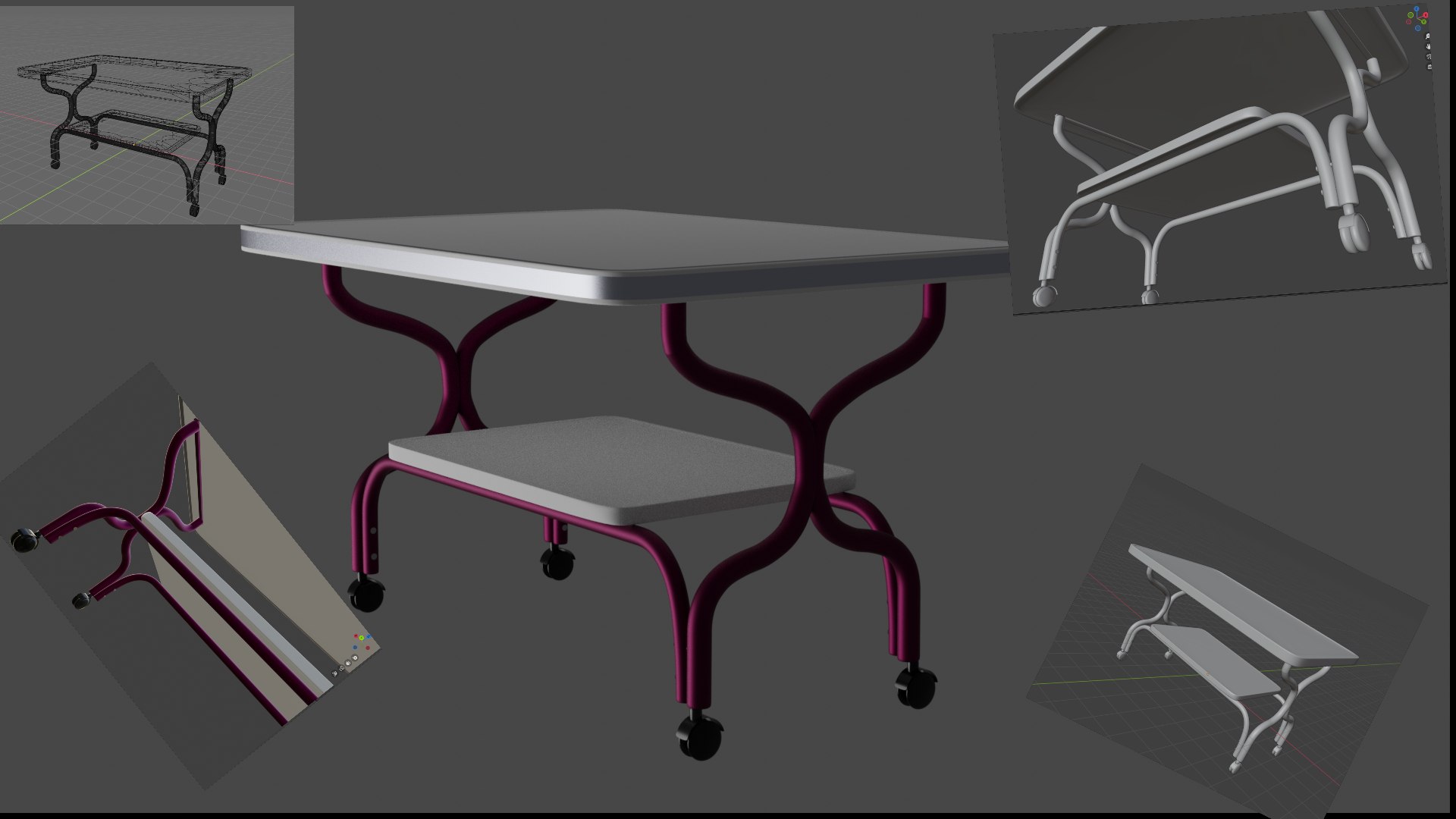 Small Table Model - TurboSquid 2378208
