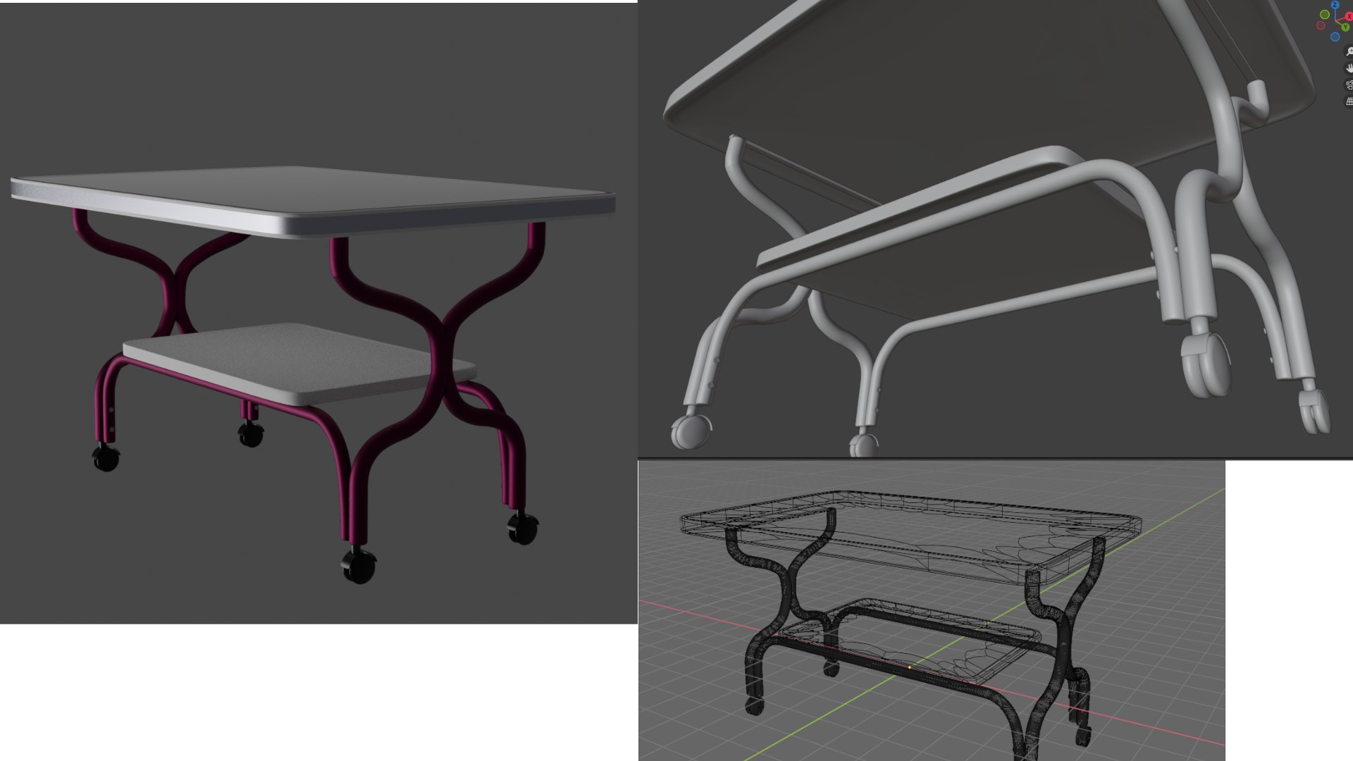 Small Table Model - TurboSquid 2378208