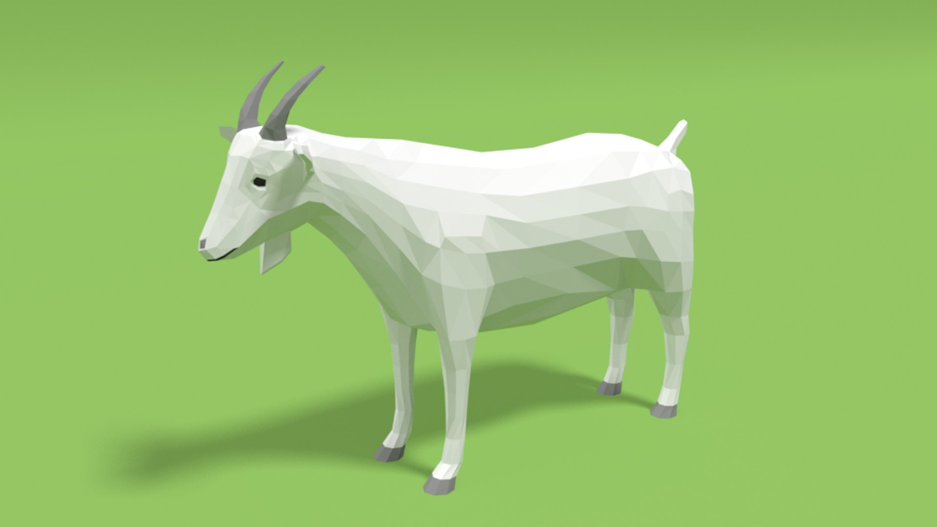 Cartoon Goat 3D Model - TurboSquid 1436032