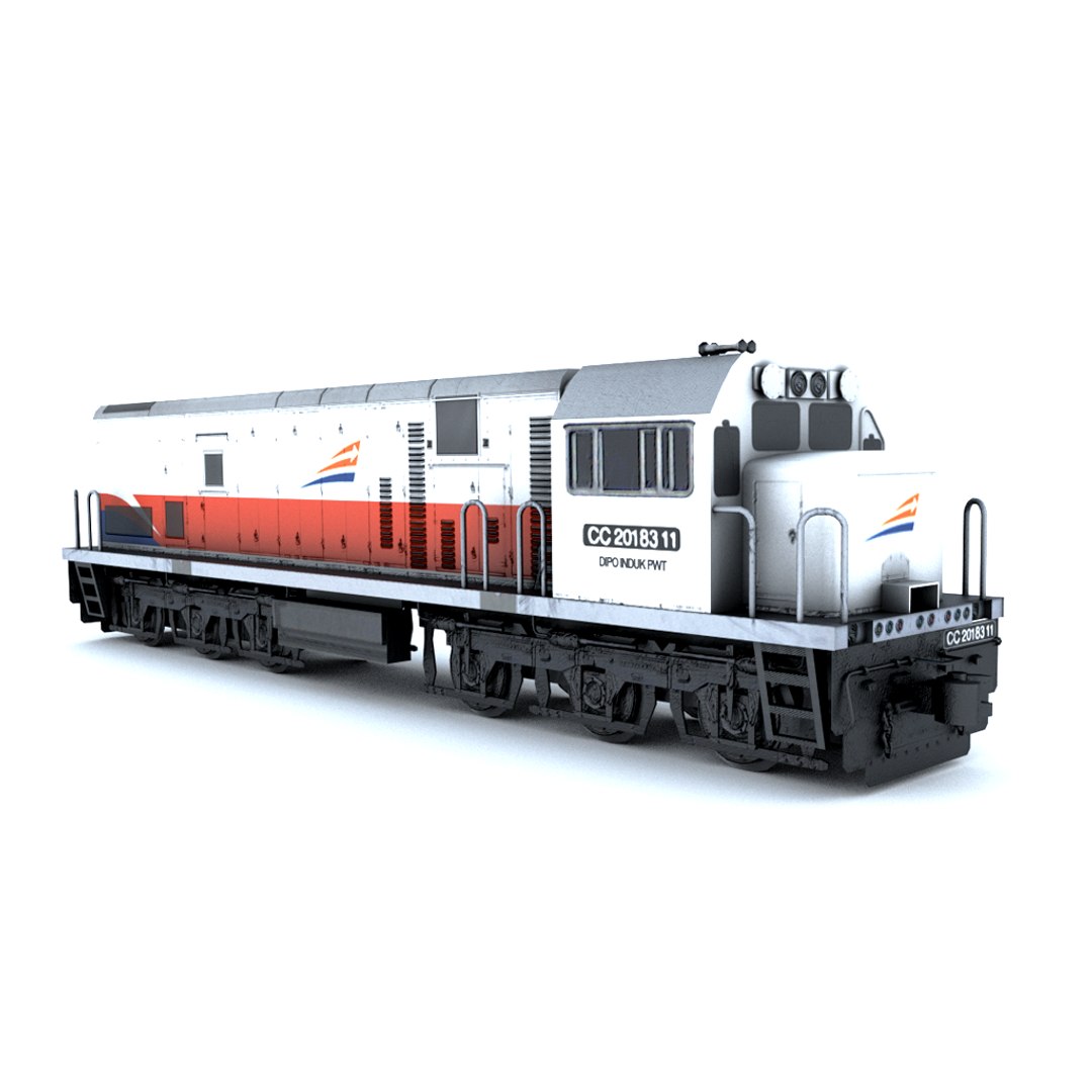 Locomotive Cc201 Obj
