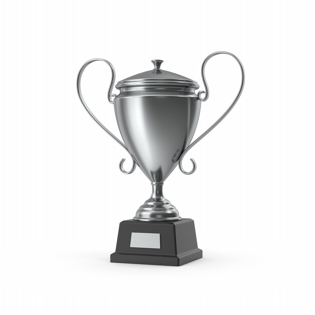3D Trophy Award Cup Silver Model - TurboSquid 2198101
