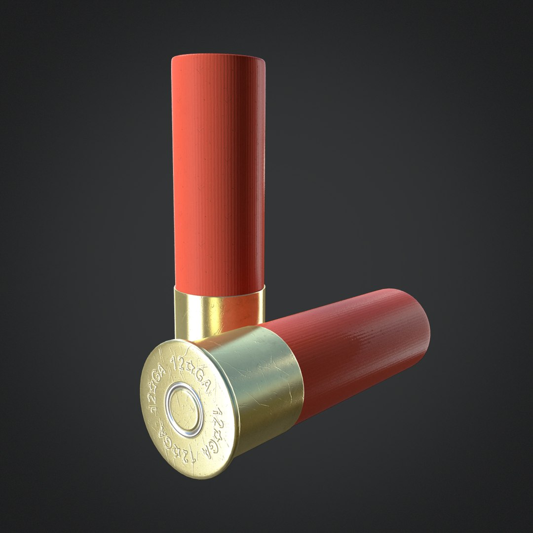 Shotgun Shell 3D Model - TurboSquid 1216938