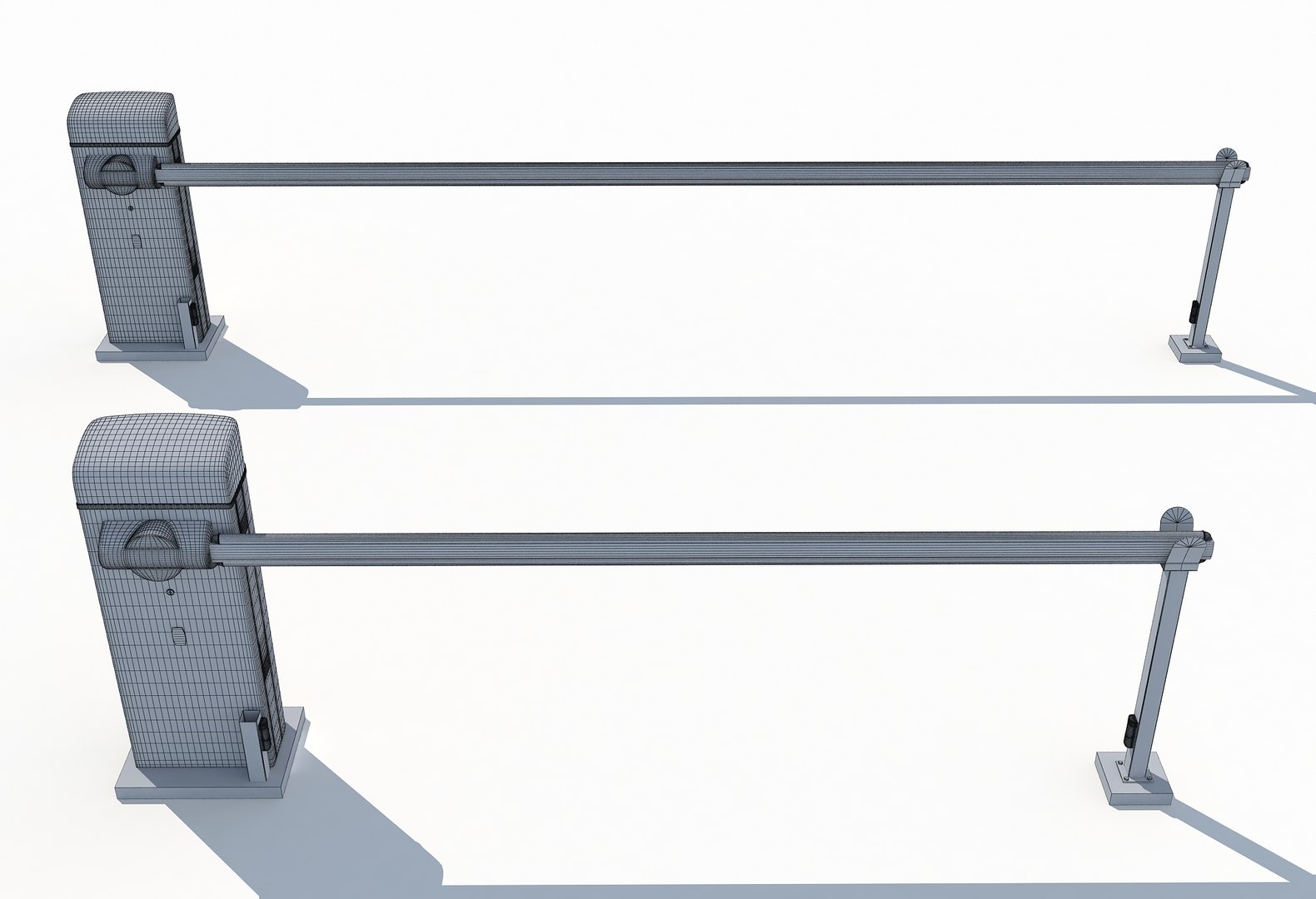 Automatic Road Barrier 3d Max