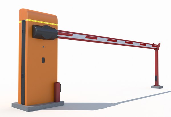 automatic road barrier 3d max