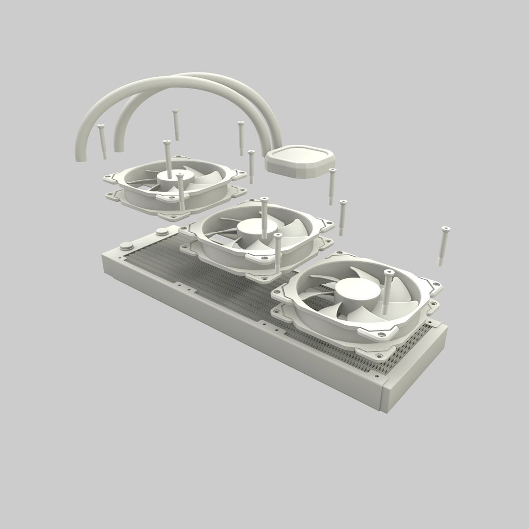 Cooler Cpu 3D Model - TurboSquid 1488768