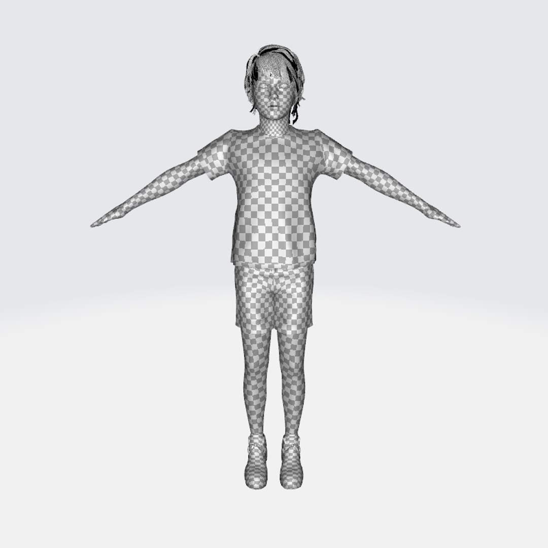 Free 3D Free Rigged 3D Girl Character Game Animation Ready Model ...