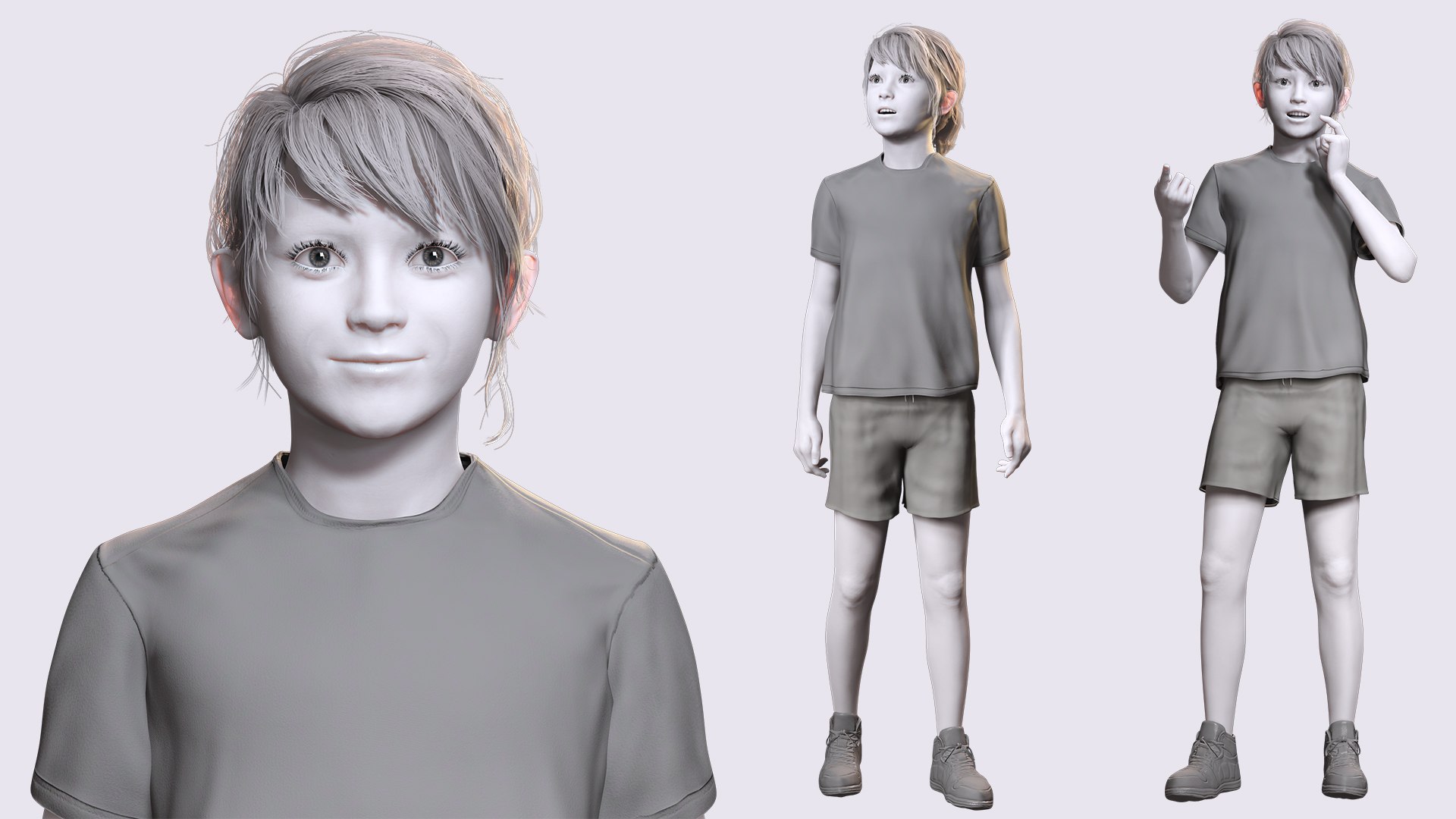 Free 3D Free Rigged 3D Girl Character Game Animation Ready Model ...