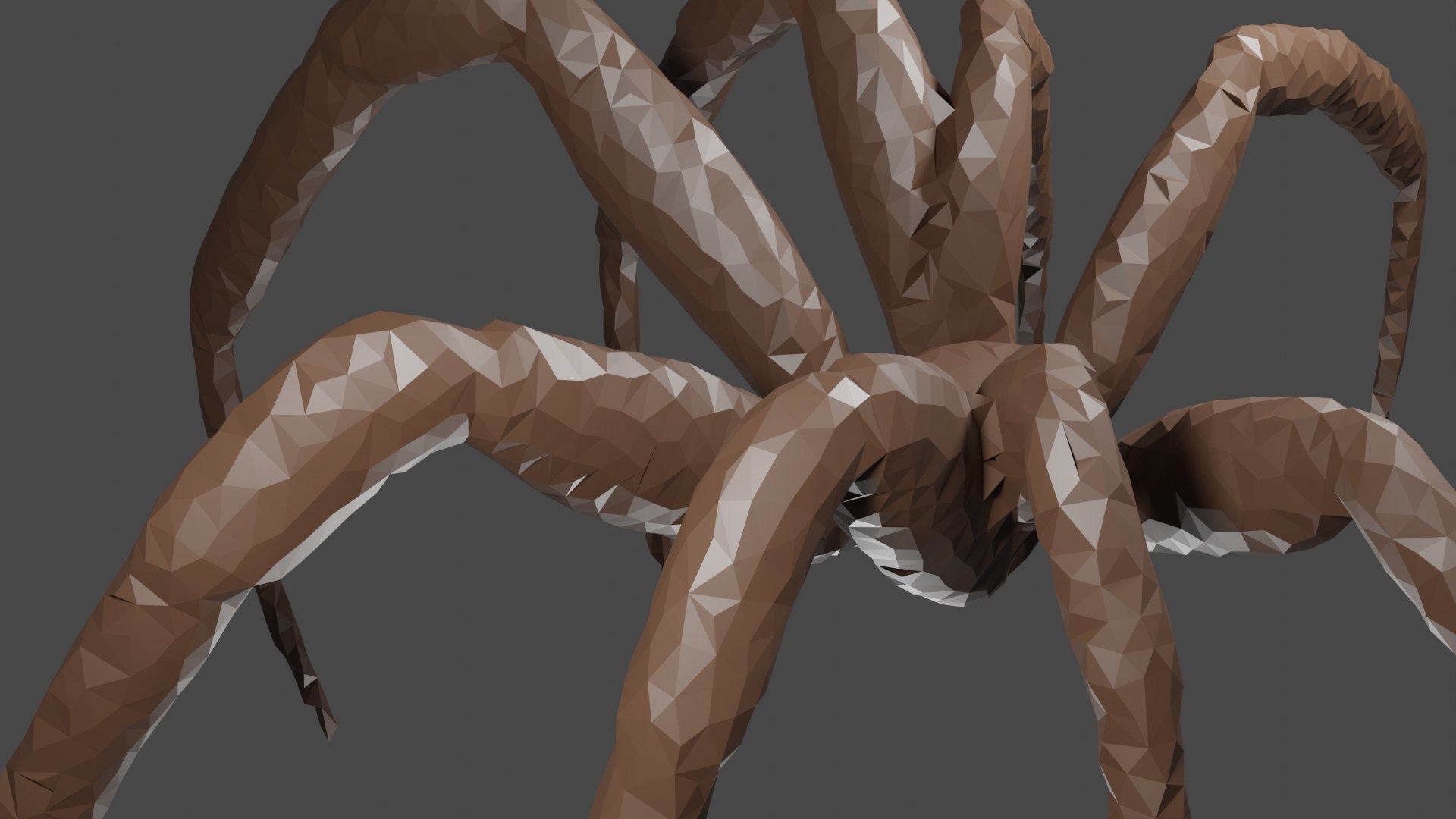 Low poly spider sculpture 3D model - TurboSquid 2152864