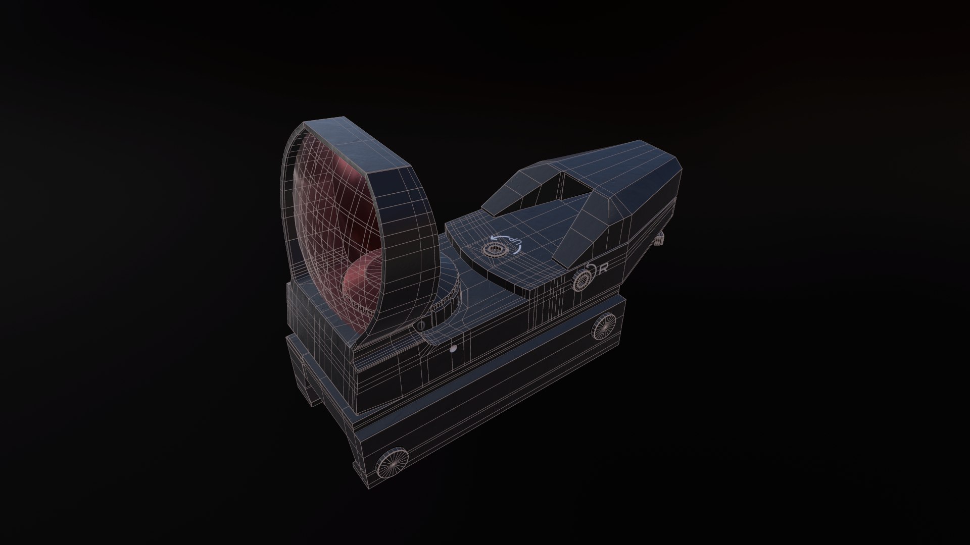 Reflex Scope 3D Model - TurboSquid 1319203
