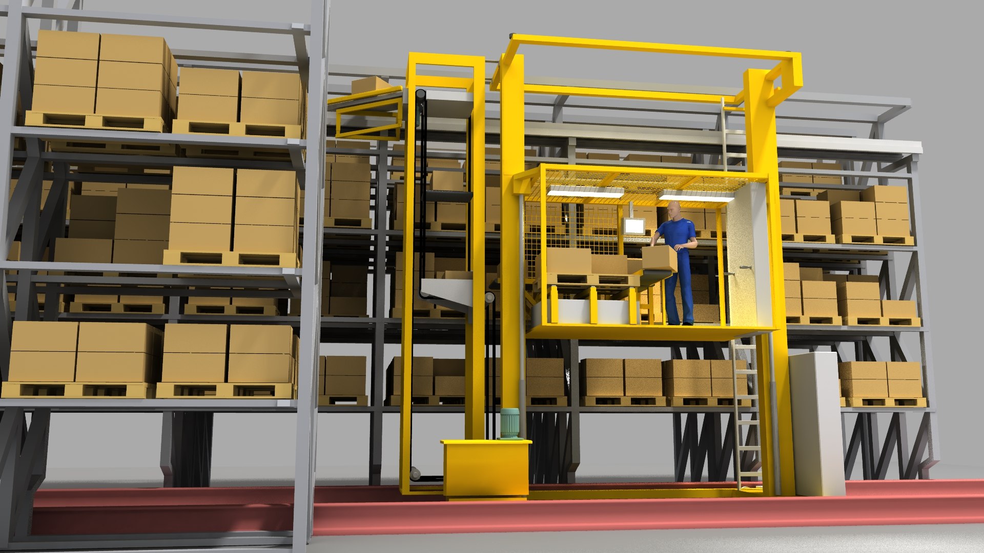 3D Model Warehouse Elevator - TurboSquid 1535624