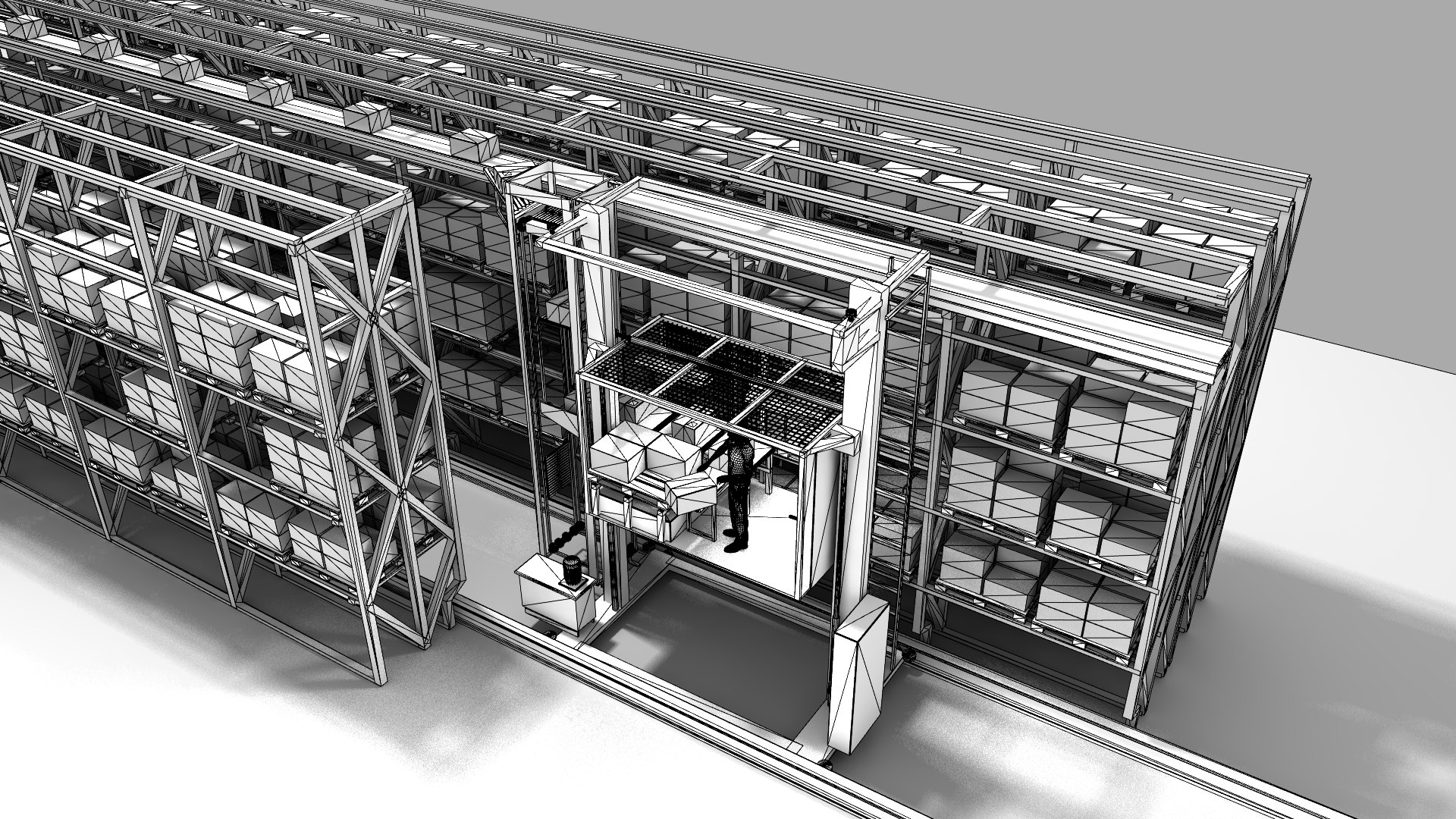 3D Model Warehouse Elevator - TurboSquid 1535624