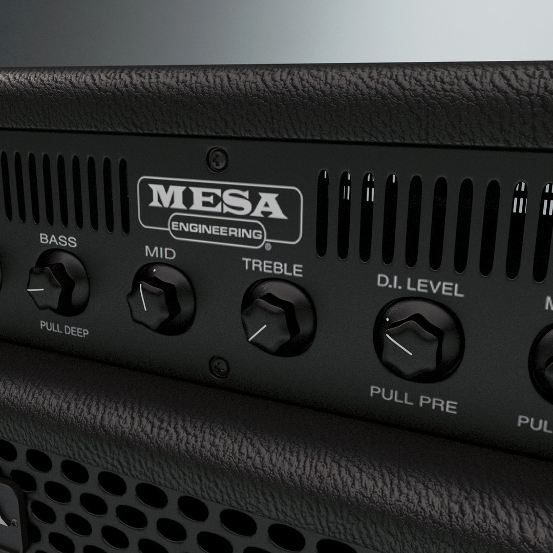 3d Model Bass Combo Amps Mesa