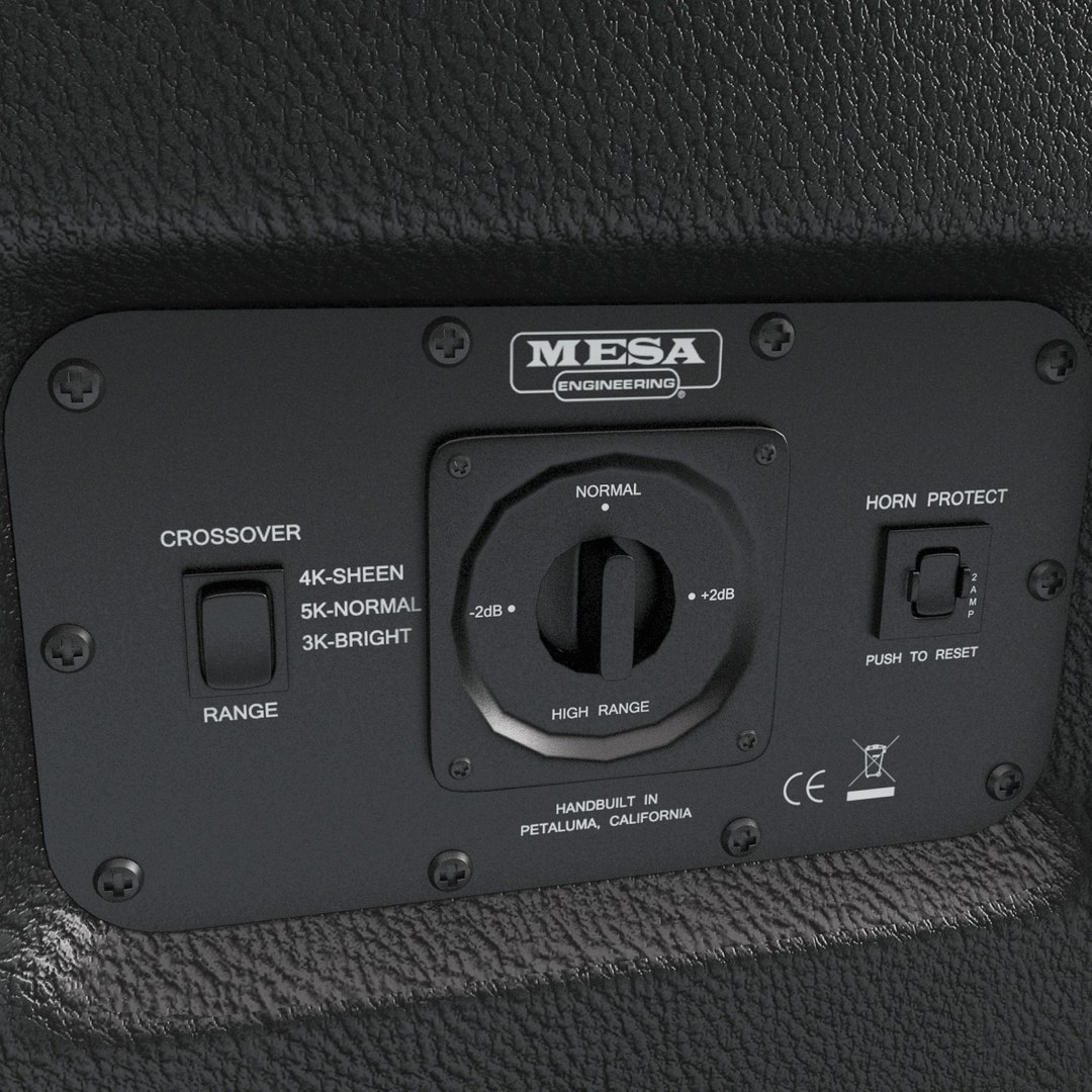 3d Model Bass Combo Amps Mesa