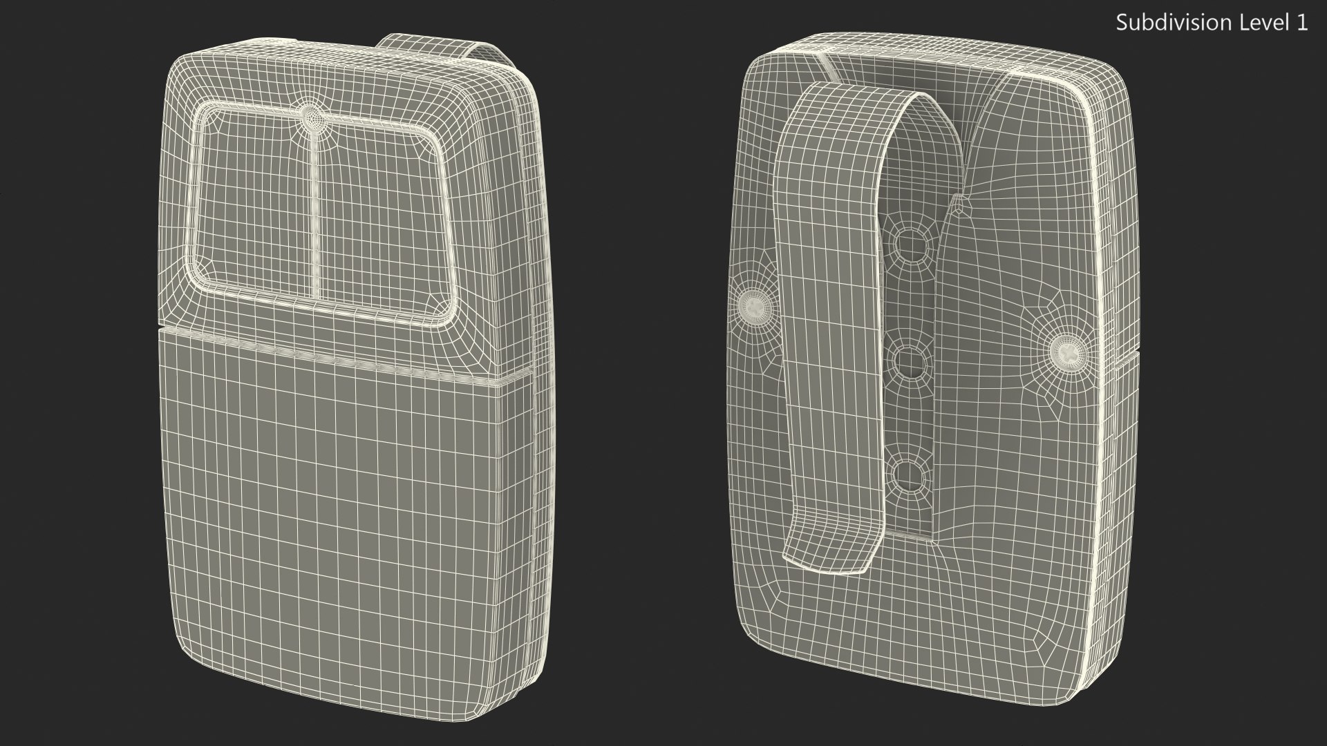 Garage Door Opener Remote 3D Model - TurboSquid 1835872