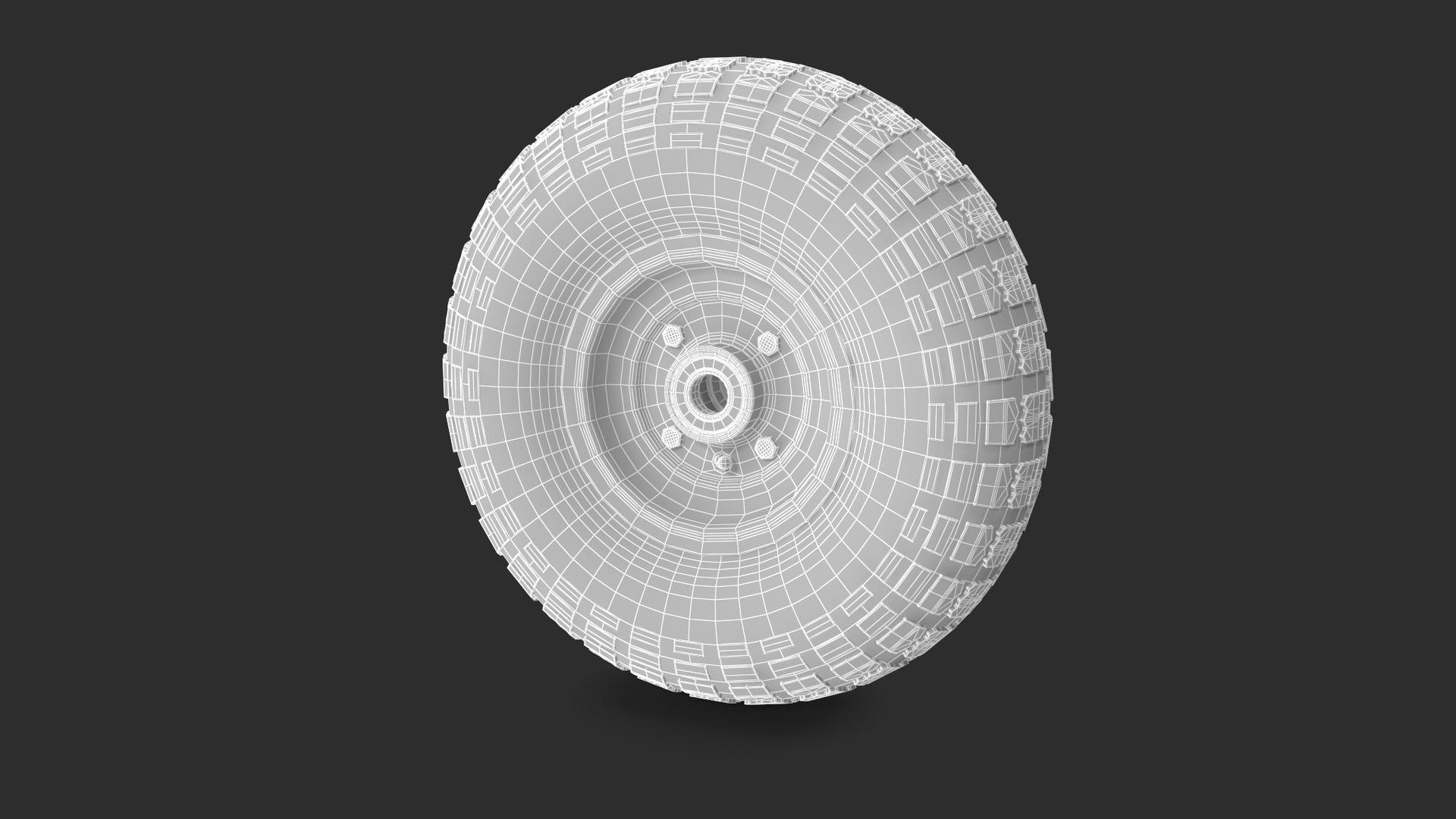 3D model Pneumatic Cart Wheel 3D Model - TurboSquid 1960103