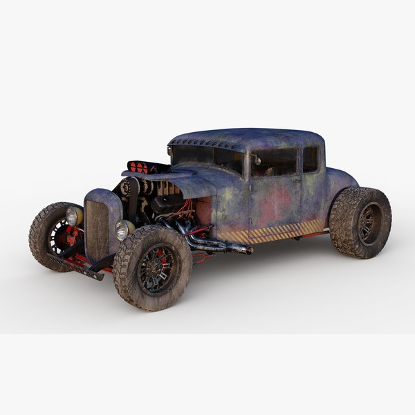 Hot road Cars fallout 3D 모델 - TurboSquid 2104819