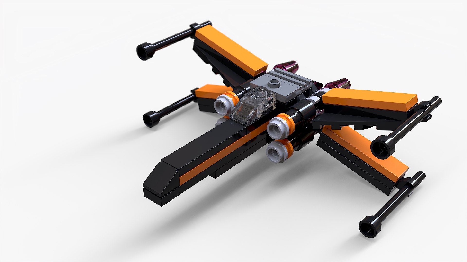 Lego Poe's X-Wing Fighter 3D - TurboSquid 1733619