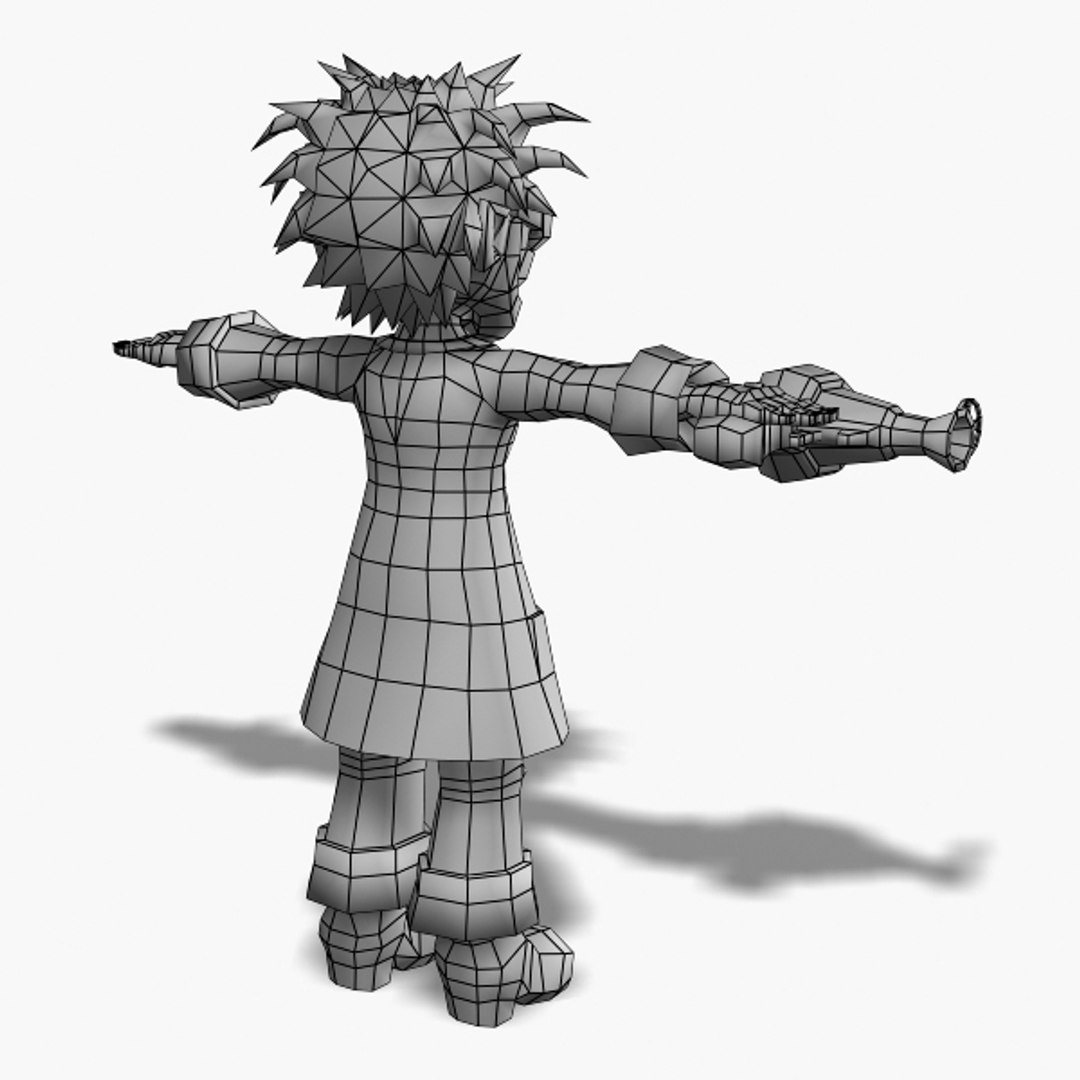 Rigged Character 3d Max