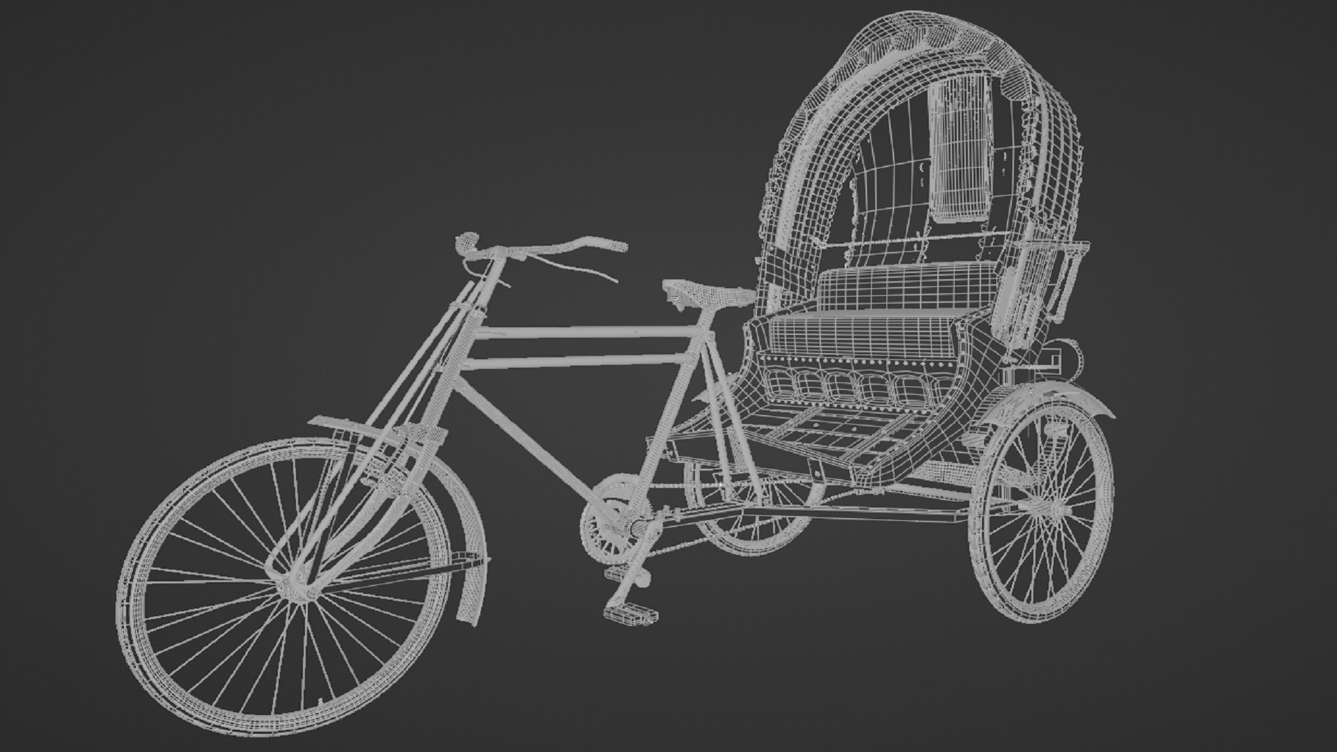 3D Rickshaw - TurboSquid 1802408