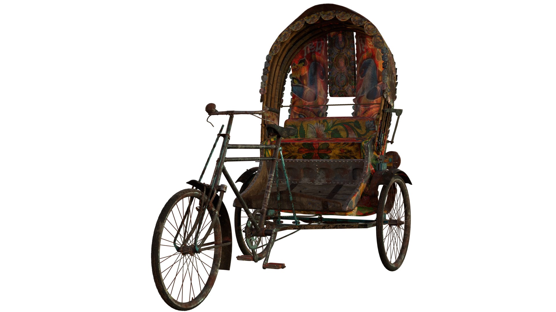 3D Rickshaw - TurboSquid 1802408