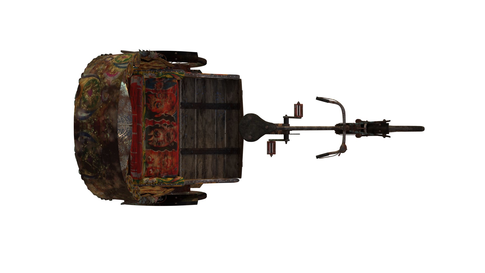 3D Rickshaw - TurboSquid 1802408