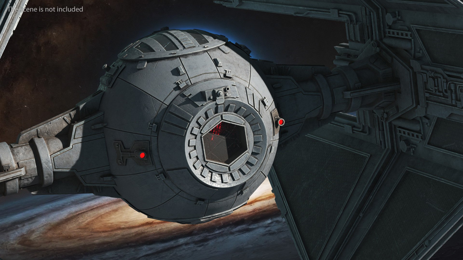 Used Star Wars TIE Interceptor 3D Model - TurboSquid 2337821