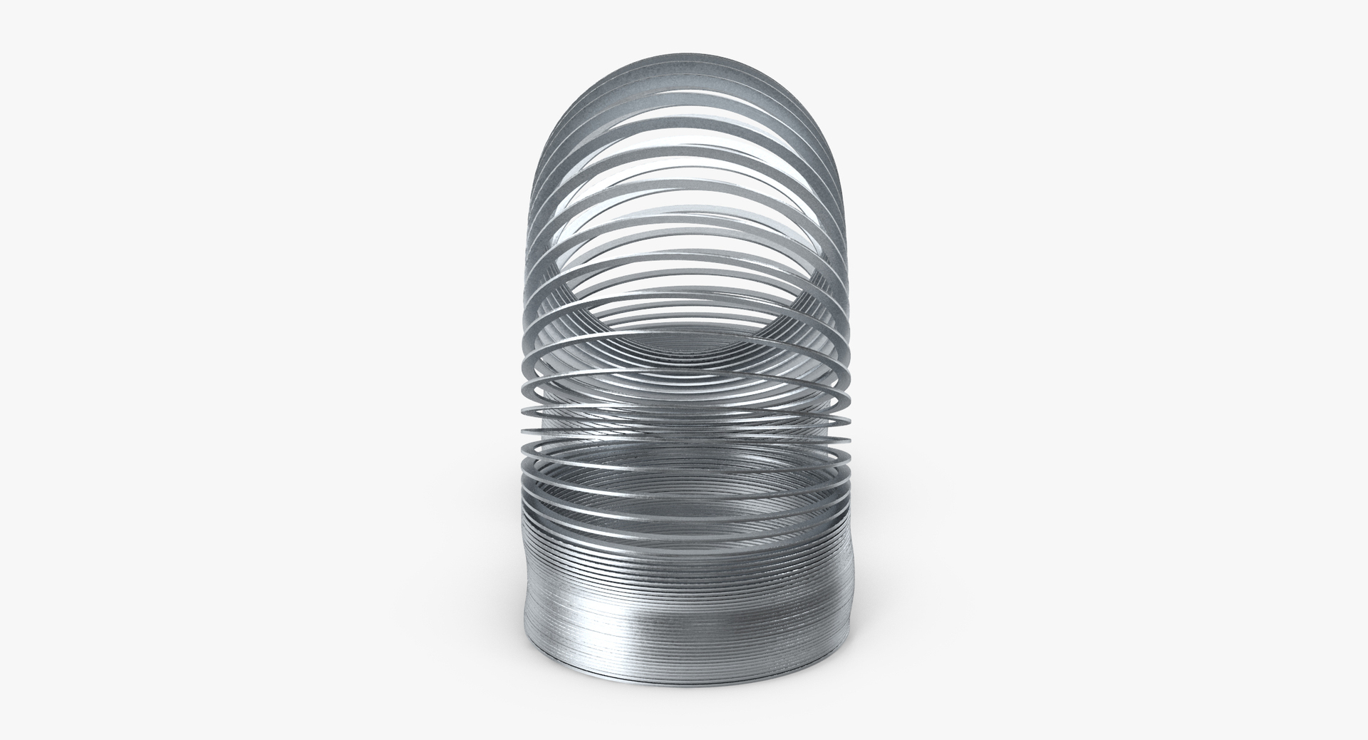 metal slinky 3d model
