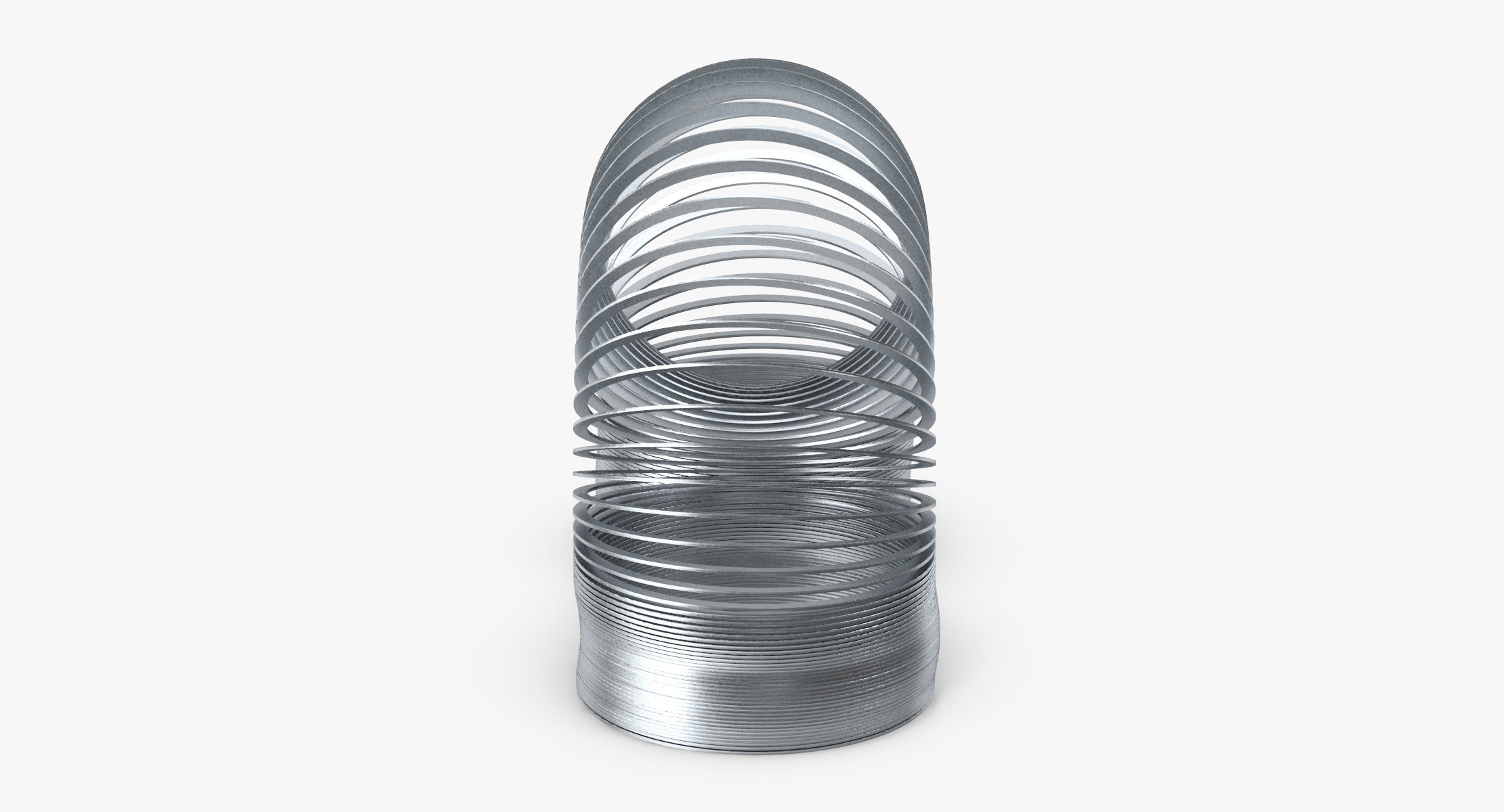 metal slinky 3d model
