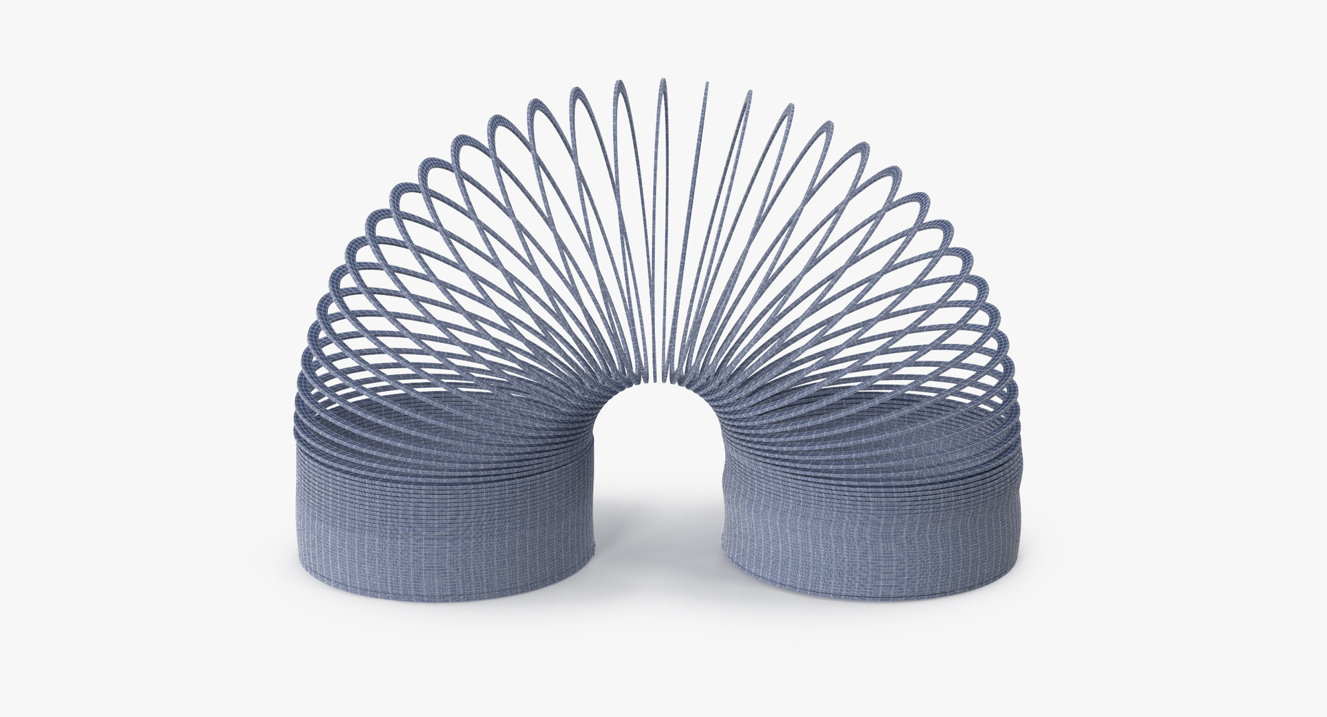 metal slinky 3d model